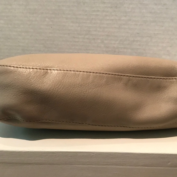 Furla | Bags | Furla Cream Leather Shoulder Bag Chain Strap | Poshmark